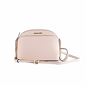 Michael Kors Jet Set Travel Medium Dome Crossbody Bag in Powder Blush