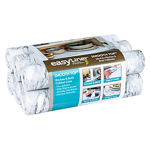 Duck Smooth Top EasyLiner, 20-inch x 6 Feet, x 6 Rolls, Grey Marble
