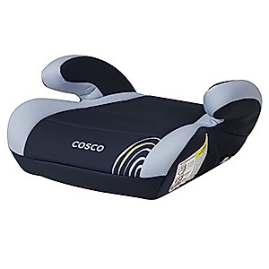 Cosco Topside Backless Booster Car Seat, Lightweight Booster Seats for Cars 40-100 lbs, Backless Booster Seat for Car, Rainbow