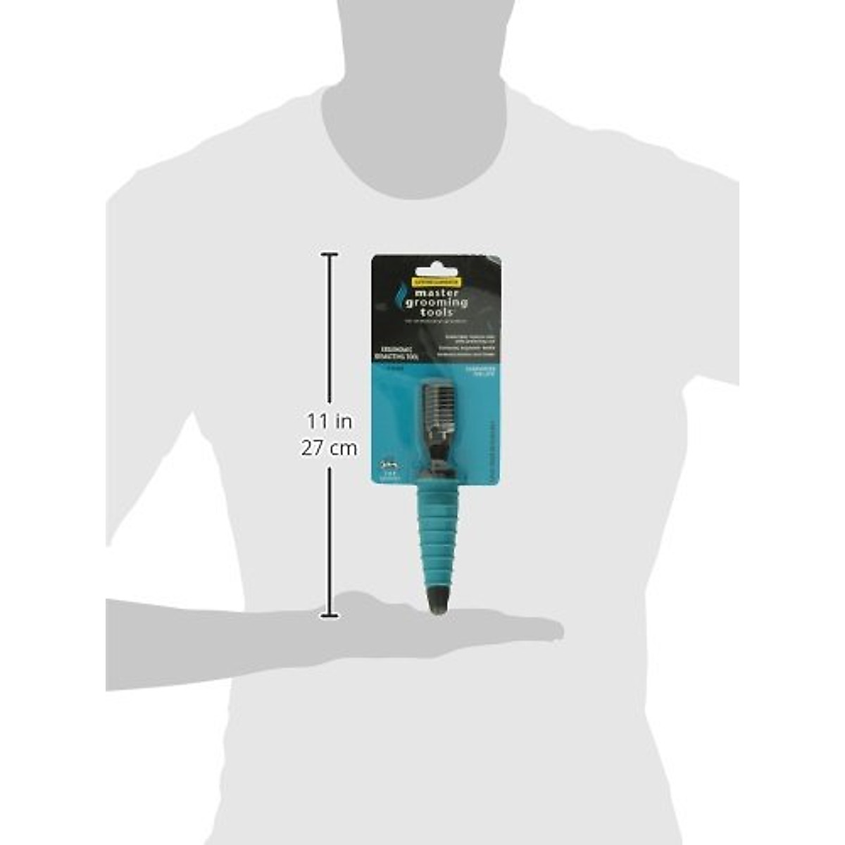 Master Grooming Tools Ergonomic DeMatting Tools — Reversible DeMatting Tools for Grooming Dogs - 9-Blade Style