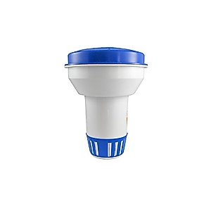 FibroPool Supersize Floating Chlorine Tablet Dispenser - Holds 3 Pounds of Tablets - 12 Inches Long - Adjustable Release