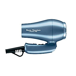 BaBylissPRO Nano Titanium Travel Dryer, Blue