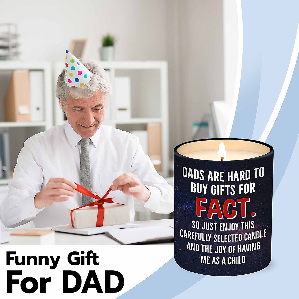 Father's Day Gifts for Dad from Daughter, Son, Kids - Father's Day Gifts from Daughter, Son - Dad Gifts for Fathers Day - Present for Dad - Dad Birthday Gift, Birthday Gifts for Dad - Dad Candle 10Oz