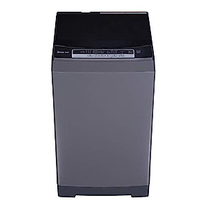 Magic Chef MCSTCW16S4 Stainless Steel 1.6 Cu. Ft. Compact Top-Load Washer