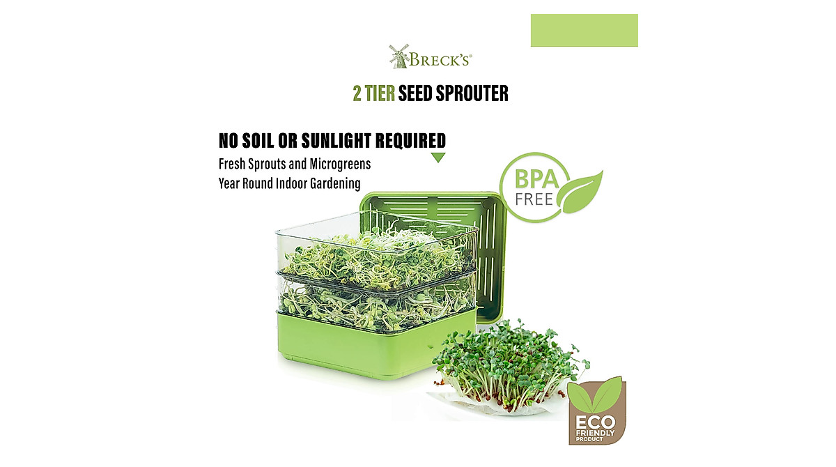 GARDENS ALIVE! Seed Sprouter Kit - Grow Fresh Microgreens