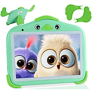 Tablet for Kids 10 inch Kids Tablet 2GB 32GB Android 11 Kids Tablet PC with Kid-Proof Case 1280 * 800 HD Display, Toddler Tablet with Parental Control, Dual Camera, WiFi（Green）
