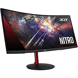 acer Nitro - 34" Curved Monitor UW-QHD 3440x1440 75Hz VA 21:9 1ms MPRT 300Nit (Renewed)