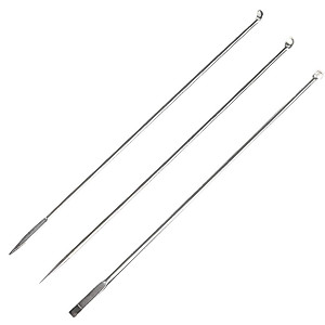 Squadare 6 Pack Micro Spatula，Lab Scoop Spoon Capsule Filler for Powders Stainless Steel Gel Cap Filler