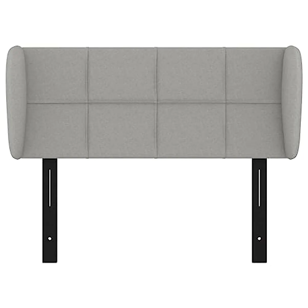Headboard with Ears,Comfortable Headboard,College Headboard,Hotel Headboard,Bedroom Furniture,Modern Style,Soft Headboard,for Apartment,Bedroom,Study Room,Light Gray 40.6"x9.1"x30.7"/34.6" Fabric