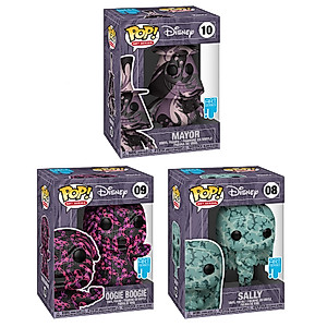 Funko Disney: POP! Night Before Christmas Collectors Set Artists Series - Sally, Oogie, Mayor, Figures Stand 3.75" Tall, Each Figure Comes Individually Packaged