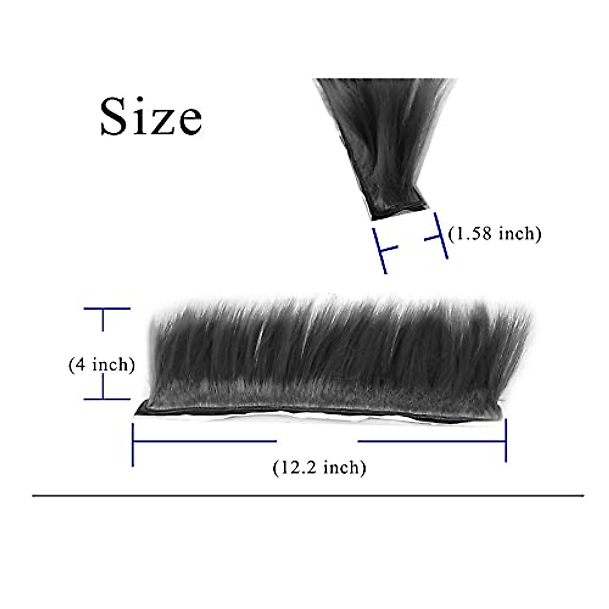 HHongJM Helmet Hawks Motorcycle Helmet Mohawk Synthetic Wigs