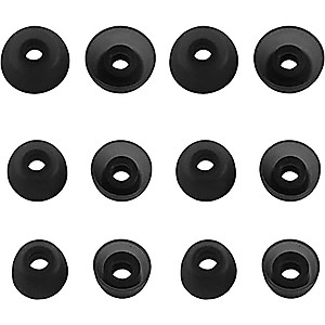 Rqker Ear Tips Compatible with Jabra Elite 7 Pro Elite 7 Active Earbuds, 6 Pairs S/M/L Sizes Soft Silicone Ear Tips Earbud Covers Eartips Compatible with Jabra Elite 7 Pro Elite 7 Active, SML, Gray