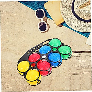 TOYANDONA 8pcs Grass Globe Outdoor Kids Toys Childrens Toys Plastic Playes Colorful Grass Ball Colorful Play Ball Water Play Ball Plastic Ball Mini Kids Sports Toys Garden Ball