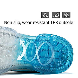 VITUOFLY Kids Basketball Shoes Boys Air Cushion Sneakers Girls Mid Top School Training Shoes Non-Slip Outdoor Sports Shoes Comfortable Boys Running Shoes Durable Little Kid/Big Kid