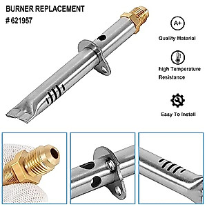 621957 Refrigerator Burner Orifice Assembly Replacement Parts Kit Fit for Norcold N1095, N61X, N62X, N64X, N81X, N82X, N84X Series RV Refrigerator
