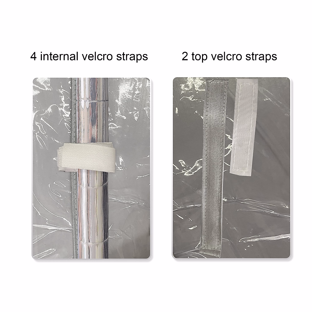 IndigoTempest9 Clear Vinyl Waterproof Shelf Cover for Wire Shelving - 36" W x 14" D x 54" H- with Zipper Closure - Protects from Dust and Debris - Only Cover