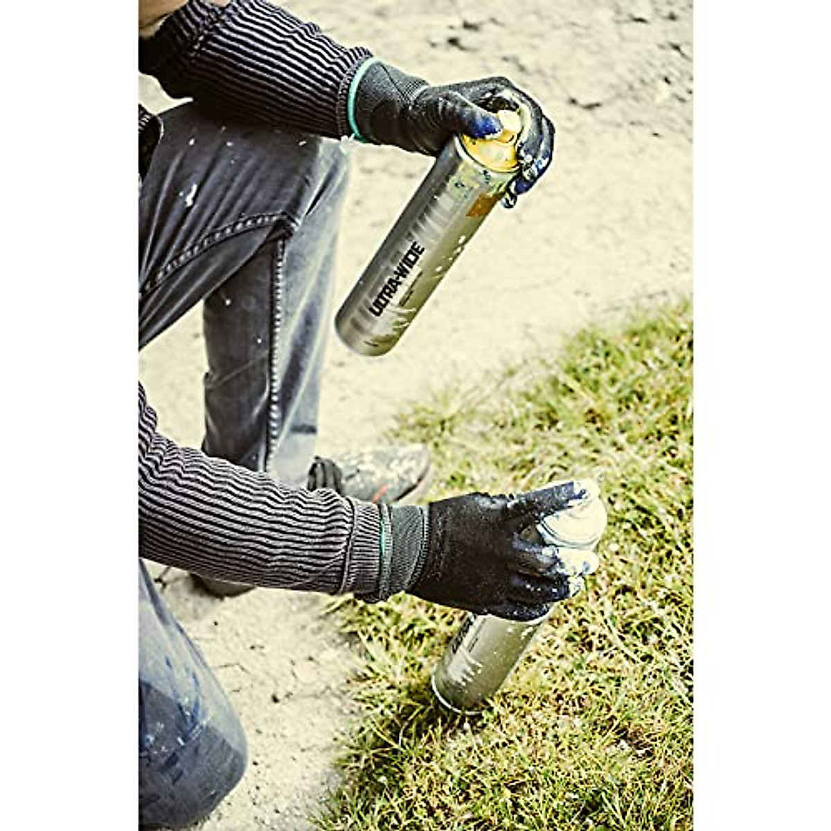 Montana Cans ULTRA WIDE Spray Paint, 750ml, Snow White, 25 Fl Oz (Pack of 1)