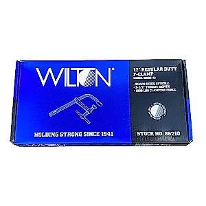 Wilton 12" Regular-Duty F-Clamp, 5-1/2" Throat (1800S-12)
