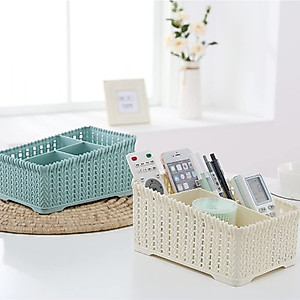 Multi-Purpose Storage Organizer | Office, Living Room, Bathroom Organizer | Holds Stationary, Vitamins, Supplements, Makeup | Large Capacity | Home Organization (Green)