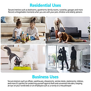 zhiroad Hidden Camera Speaker, 180° Rotating WiFi Spy Camera Hide in Bluetooth Speakers, 1080P Nanny Cam with Phone App Remote Viewing, Live Streaming, Motion Detection, Video Recording