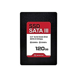 SEKC 120GB SSD SATA III 6 Gb/s, Up to 550/530 MB/s Read/Write Speed, Internal 2.5" 7mm (SS310120G)