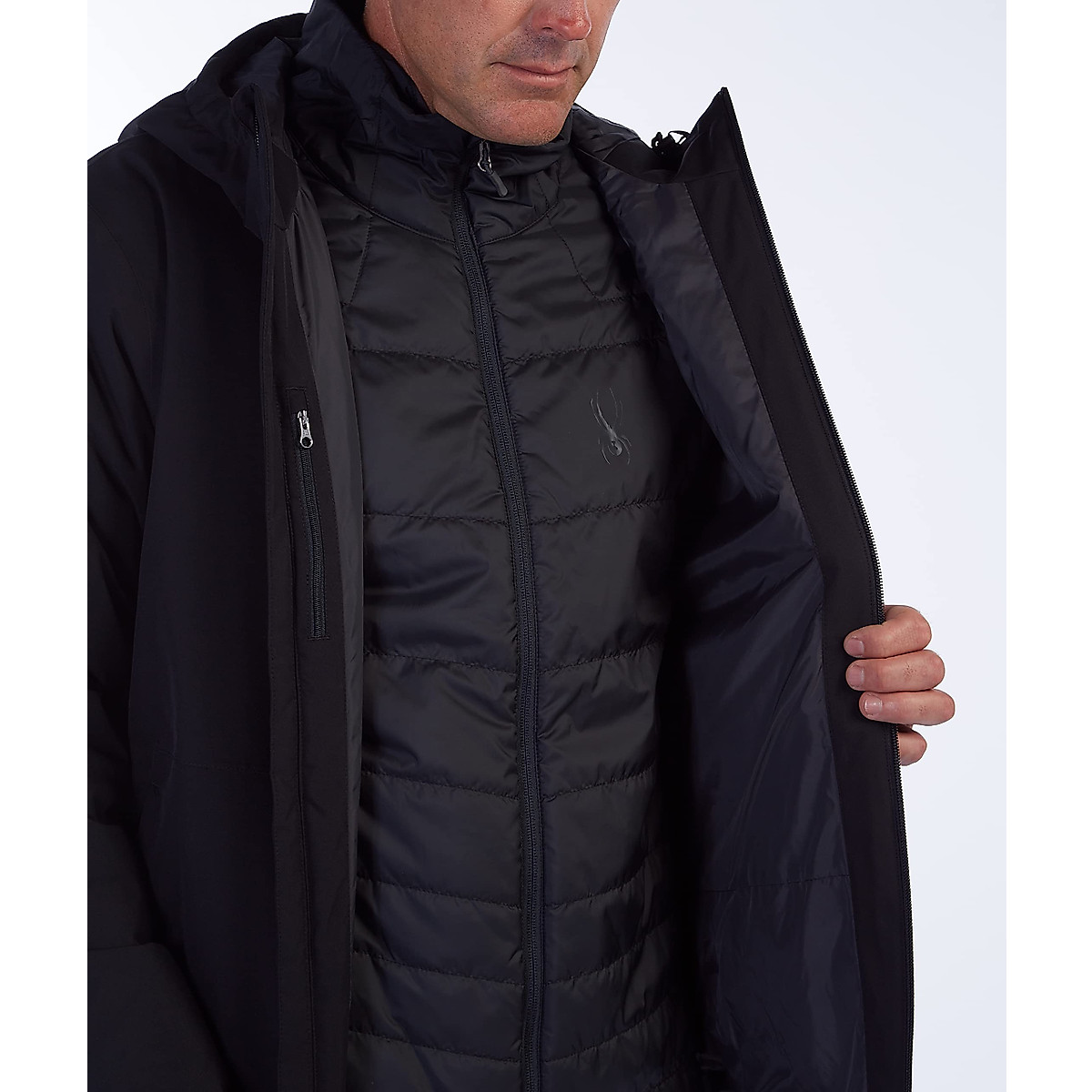 Spyder Mens Grand 3 in 1 Insulated Ski jacket