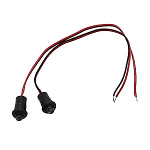 TAKPART 12v Car Theft Deterrent Light Red LED Flashing Dummy Alarm Warning Security Light