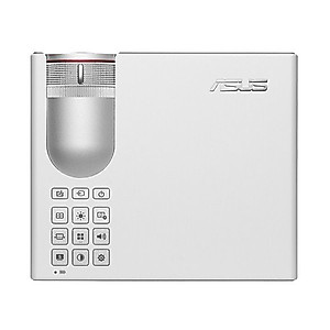 ASUS P3B Portable LED Projector with Speakers 800 Lumens WXGA (1280x800) HDMI VGA Wireless 12000mAh Battery Up to 3 hours | Media Player | Remote | 2 Years Warranty