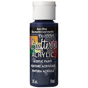 DecoArt Acrylic Paint, 2 Fl Oz (Pack of 1), Navy Blue