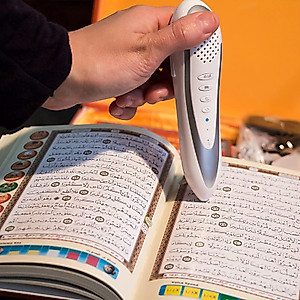 Quran Pen, AIPEBANI Digital Pen Talking Reader Rechargeable Quran Book Read Pen with Multilingual 25 Reciters, Aluminium Box Packaging, Muslims Gift Ramadan Gift