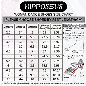 HIPPOSEUS Women's Net Yarn Dance Heels Peep Toe Ballroom Party High Heel Jazz Salsa Dance Shoes Performance Ankle Dance Booties Black 3 1/3inch heel,7.5 US