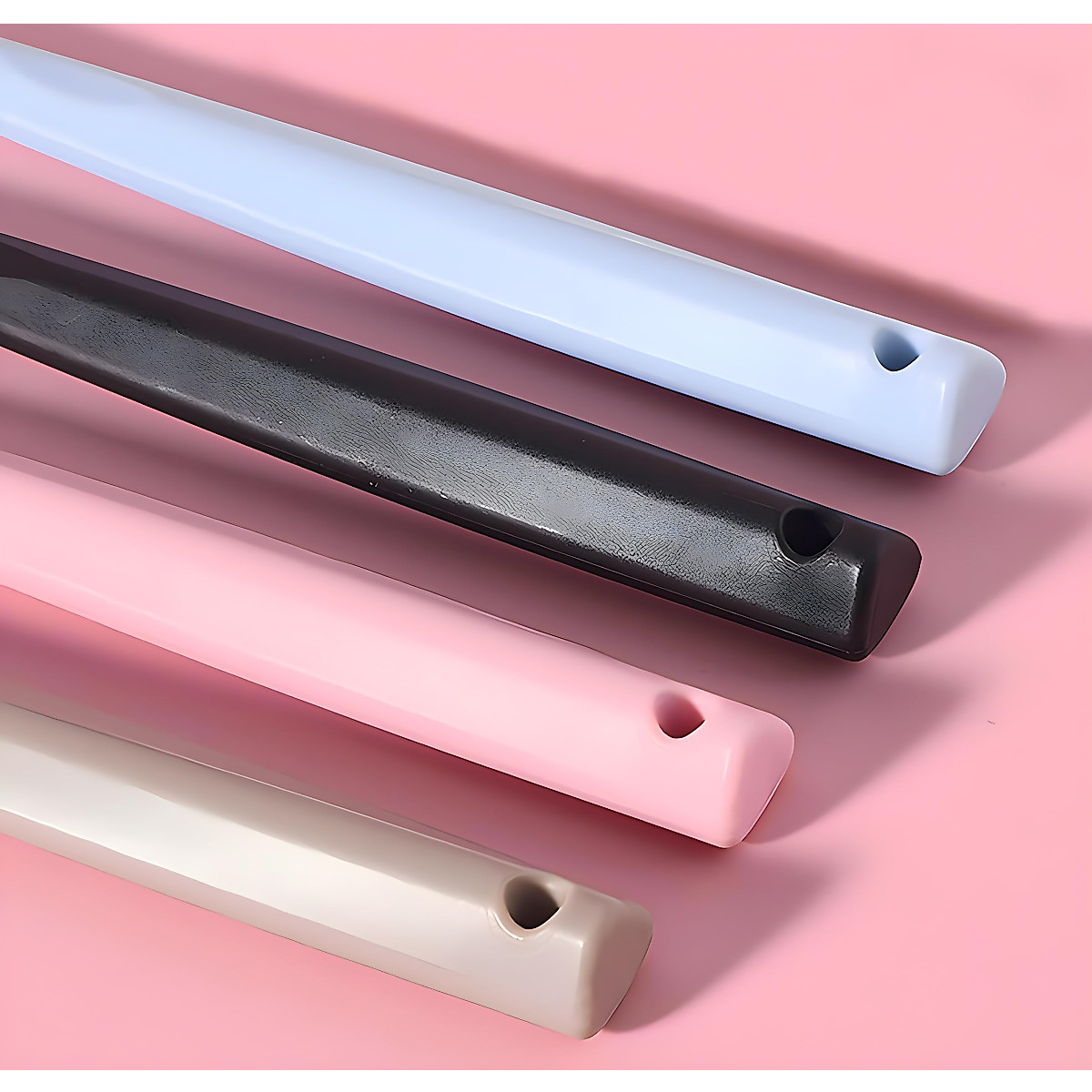 LINGXIYA Pet Toothbrushes Dog Cleaning Toothbrush Extra Soft Dog Toothbrushes for Puppy Small Dog and Cat Teeth Care Dog Toothbrush Pet Cat Dog Toothbrush 4 Pack Kit (Blue/Black/Pink/Brown)