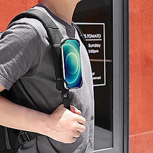 QIAQIAYU Backpack Strap Mount For Cell Phone,Backpack strap phone holder