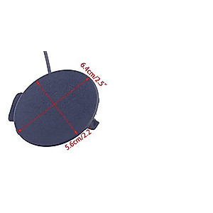 ciciTree Front Bumper Tow Hook Eye Cover Cap Fit for Jaguar XF 2009-2011