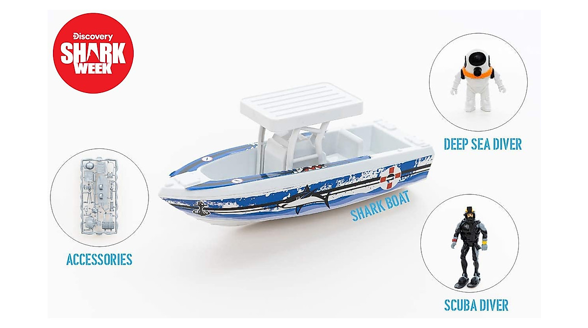 Shark Week Deep Ocean Explorer Toy Playset for Kids