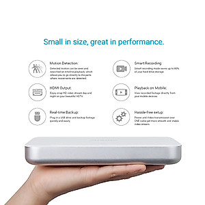 Funlux 8 Channel HD HDMI Wireless Security NVR with 1TB Compatible Zmodo Wireless Devices, (NS-S81M-1TB)