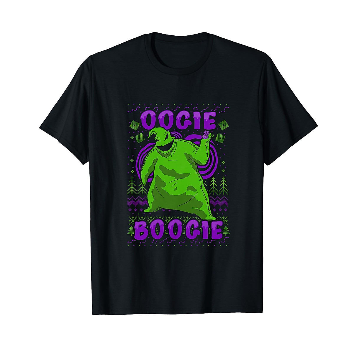 Disney Nightmare Before Christmas Oogie Boogie Ugly Sweater T-Shirt