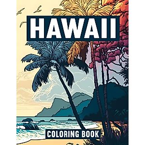 Hawaii Coloring Book for Adults: Explore the Beauty of Hawaii with 50 Intricate Coloring Pages