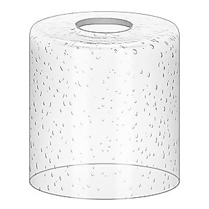 Seeded Glass Shade Cylinder Glass Lamp Shade Replacement Glass Shade