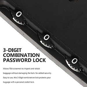 POPETPOP Pirate Accessories TSA007 3 Digits Password Code Suitcase Lock, Rugged Versatile Travel Luggage Code Fixed Lock Padlock for Luggage Case Zipper Suitcase Bag Toolbox Bag Backpack Accessories