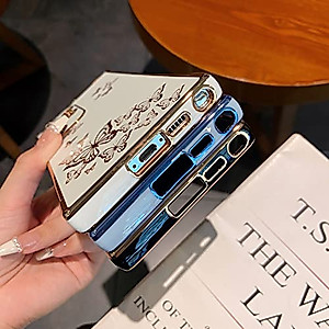 ZTOFERA Phone Case for Samsung Galaxy S23 Ultra 5G Elegant Butterfly,for Lovely Cute Girls & Women,Soft Plating All-Wrapped Protective&Full Cover Camera Samsung Galaxy for S23 Ultra Phone Case-Black