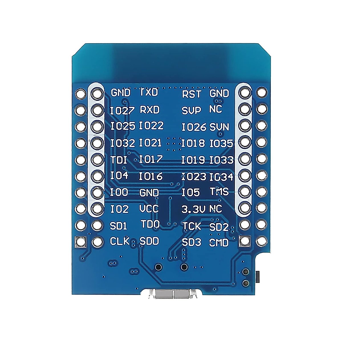 QCCAN 3PCS for ESP32 D1 Mini NodeMCU ESP-32 WLAN WiFi Bluetooth Development Board Base on ESP8266 Compatible with WeMos D1 Mini