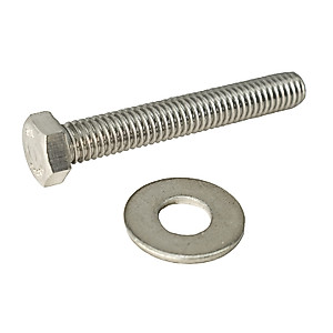 3/8"-16 X 2-1/4" (25pc) 304 Stainless Steel HEX Cap Screw Santie
