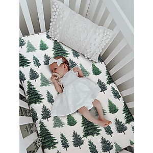 Soft Fitted Crib Sheet, Stretchy and Breathable Toddler Crib Sheet for Boys and Girls, Fits Standard Crib and Toddler Mattress