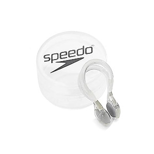 Speedo Unisex Swim Nose Clip Liquid Comfort Clear One Size