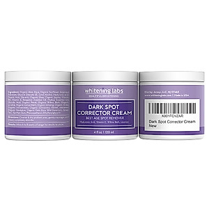 Whitening Labs Dark Spot Corrector - Anti-Aging Moisturizer for Face, Body, Sensitive Areas, Men & Women