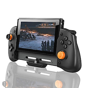 HEATFUN Wireless Controller Compatible with Nintendo Switch, Large Controller for Nintendo Switch with Precise Rocker, Dual Motor Shock Feedback and Screenshot