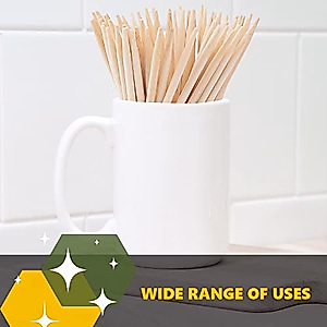 Jdox 120 pcs Premium 5.5 Inch Candy Apple Sticks - 5mm Thick Natural Semi Point Bamboo Sticks for BBQ, Caramel Bamboo Skewers for Corn Dog, Cookie, Lollipop, Kabob, Grill