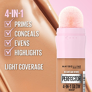Maybelline New York Instant Age Rewind Instant Perfector 4-In-1 Glow Makeup, Deep