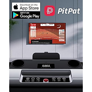 DeerRun Treadmills for Home, 3.5HP Folding Treadmill with Incline, 350 LBS Weight Capacity Home Treadmill, Compact Portable Treadmill for Small Space Walking Jogging Running